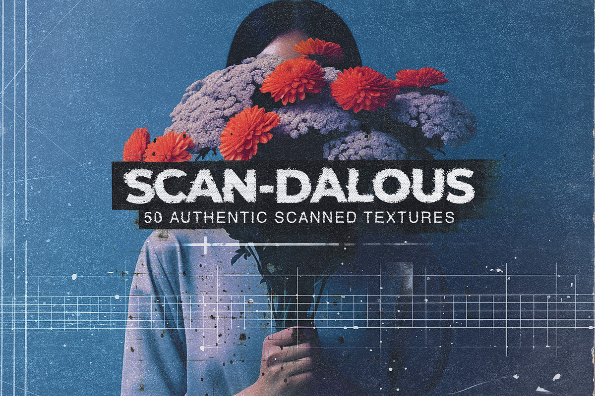 Scandalous: Vintage Scanned Textures | Creative Market