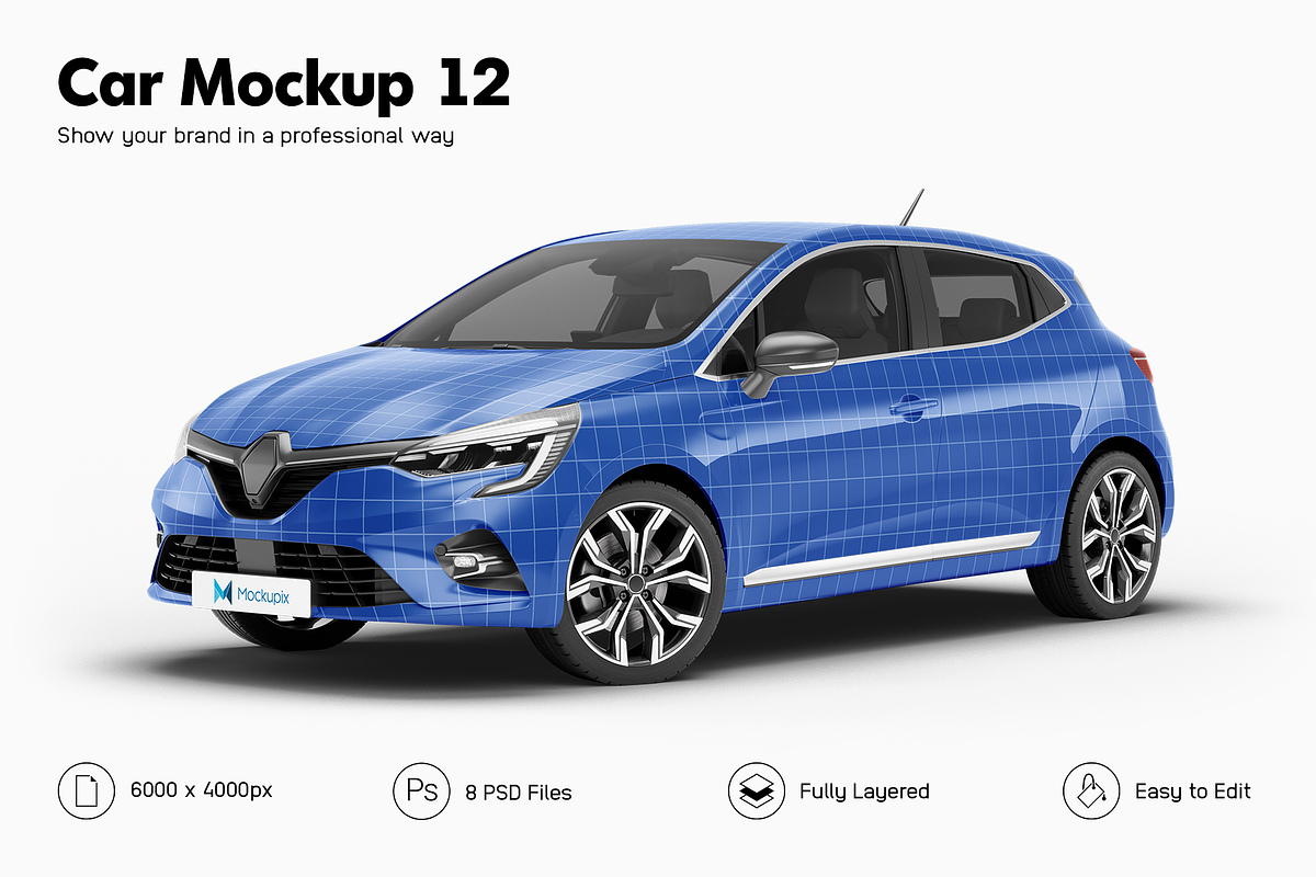 Car Mockup 12, an Advertising Mockup by Mockupix