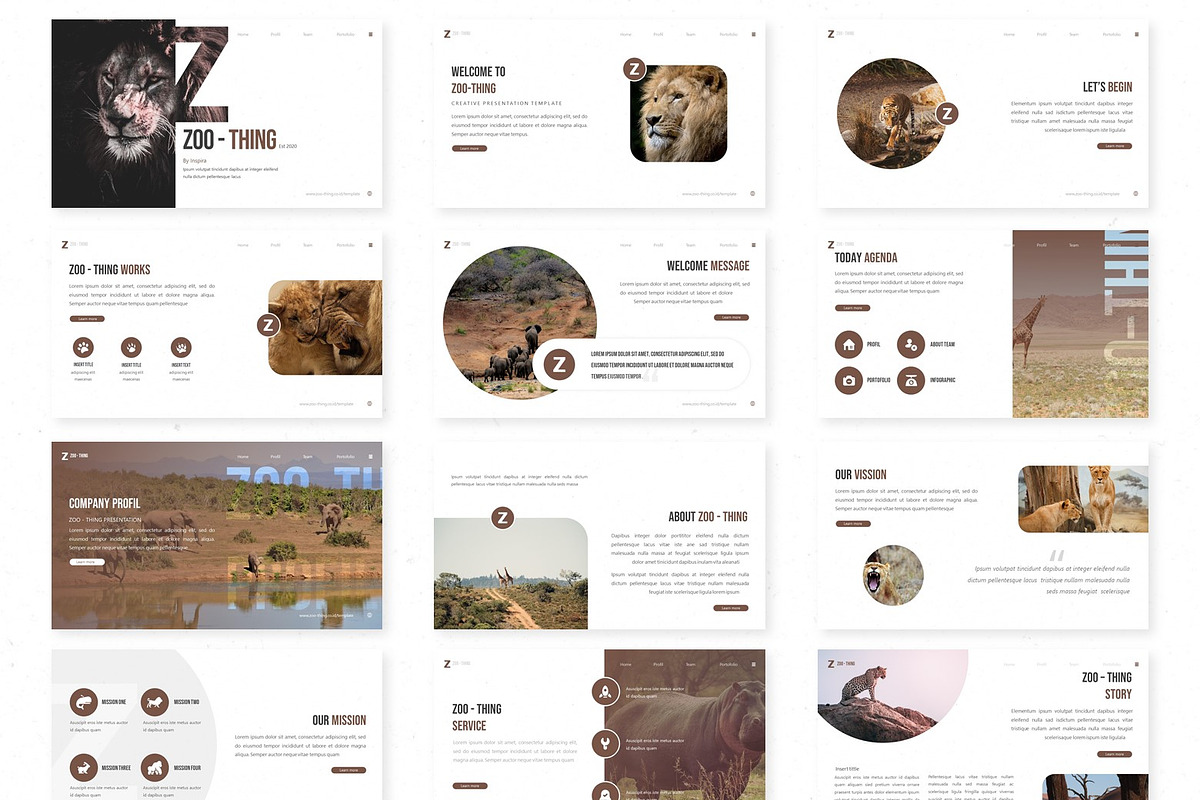 Zoothing - Powerpoint Template, a Presentation Template by inspirasign ...