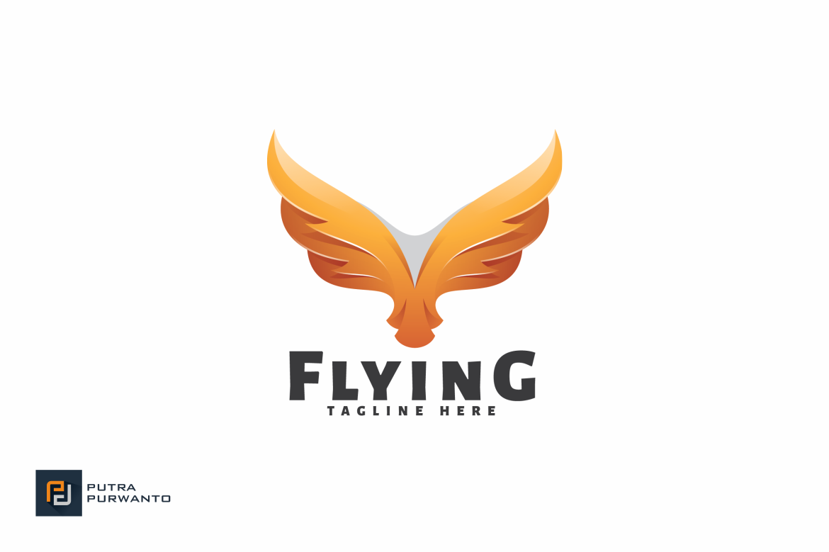Flying - Logo Template | Branding & Logo Templates ~ Creative Market