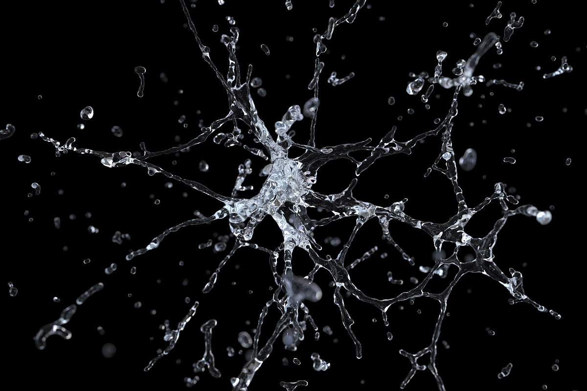 Water explosion, a Food Illustration by Leone_v