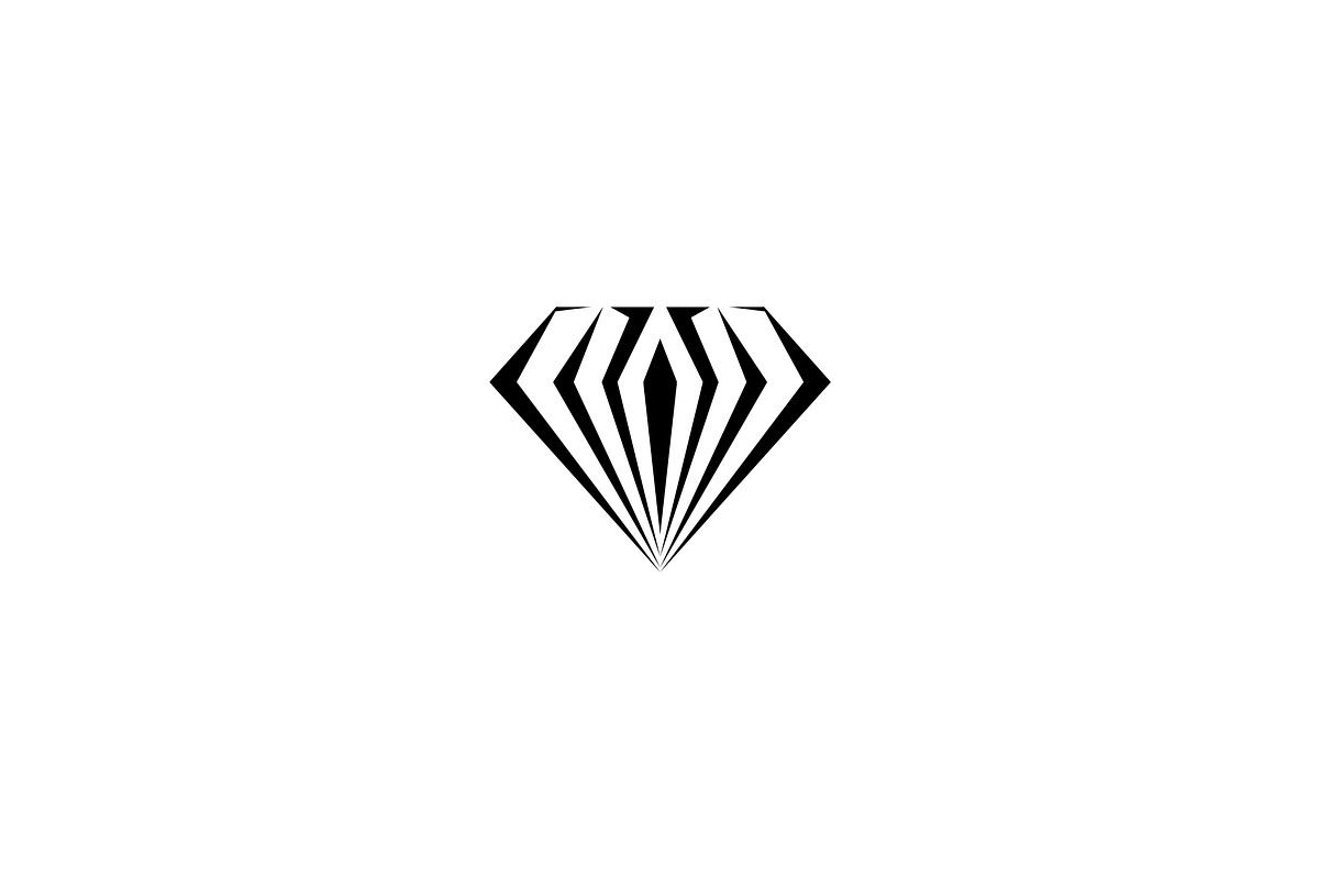 Minimalist Luxury Diamond Logo | Creative Market