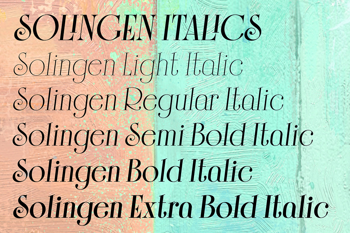 Solingen Font