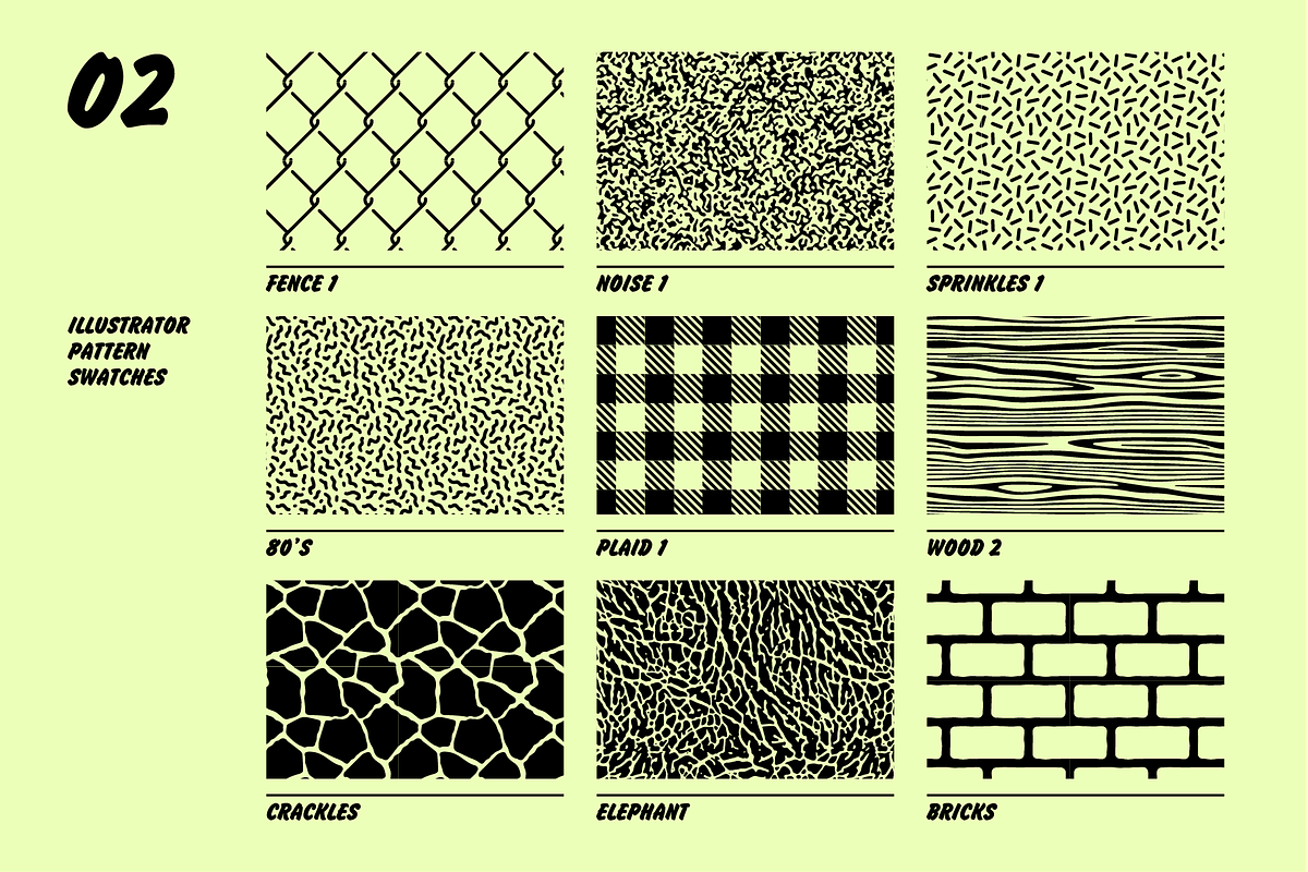 Multitone Illustrator Swatches, a Palette Add-On by MightySHORT