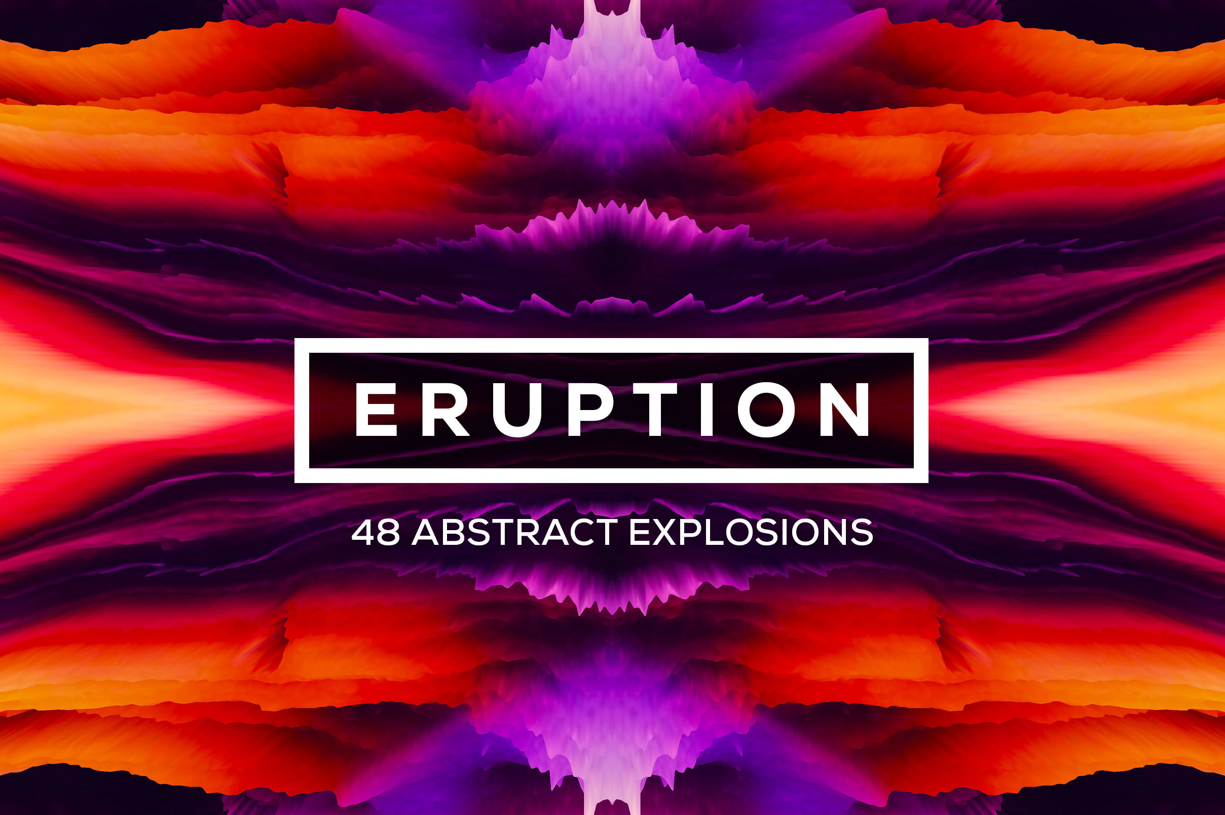 Eruption: 48 Abstract Explosions, a Texture Graphic by Chroma Supply