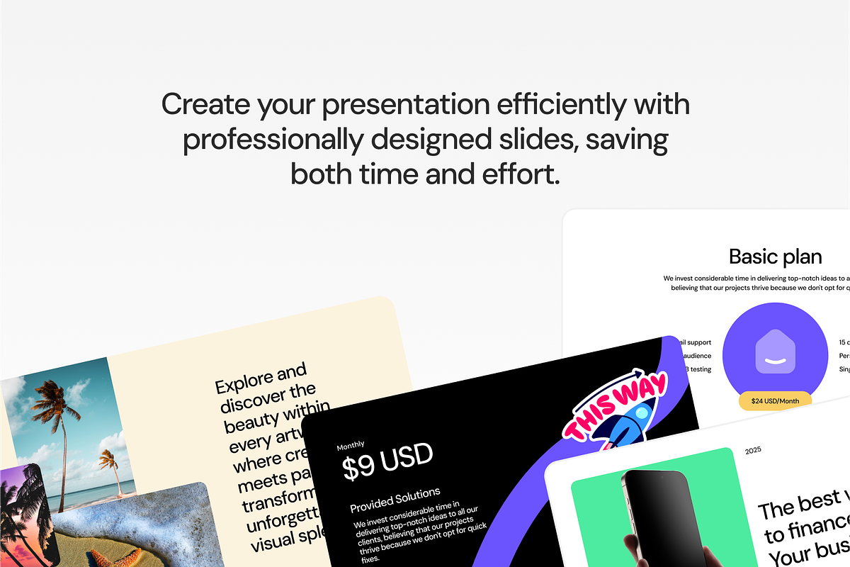 SlideKit Pro: Ultimate 167 Slides | Creative Market