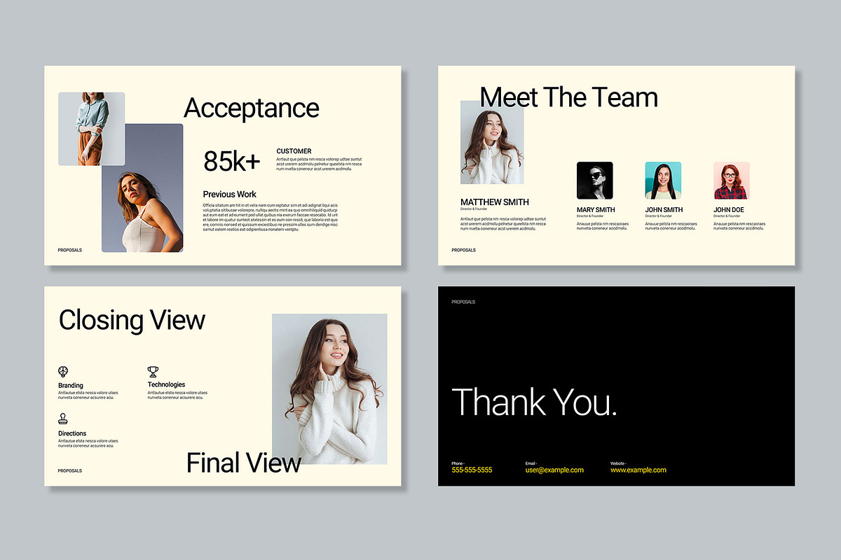 Brand Proposal Presentation Template