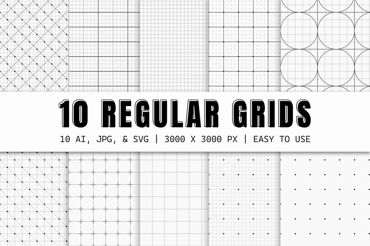 Regular Square Grids, a Graphic by Pitchlook.Studio