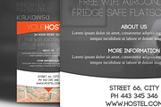 Hostel Flyer, a Flyer Template by Krukowski Graphics