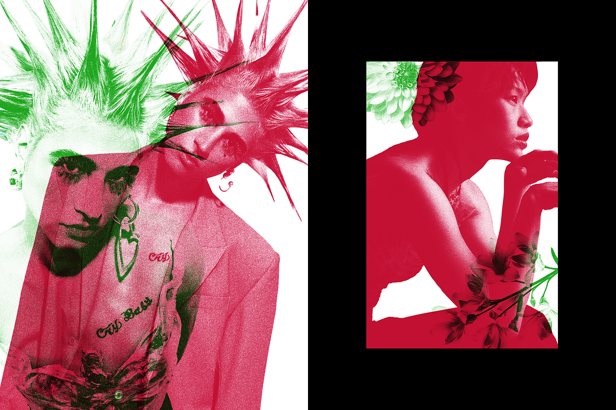 Risograph Double Exposure Effect, a Layer Style Add-On by Design Squad