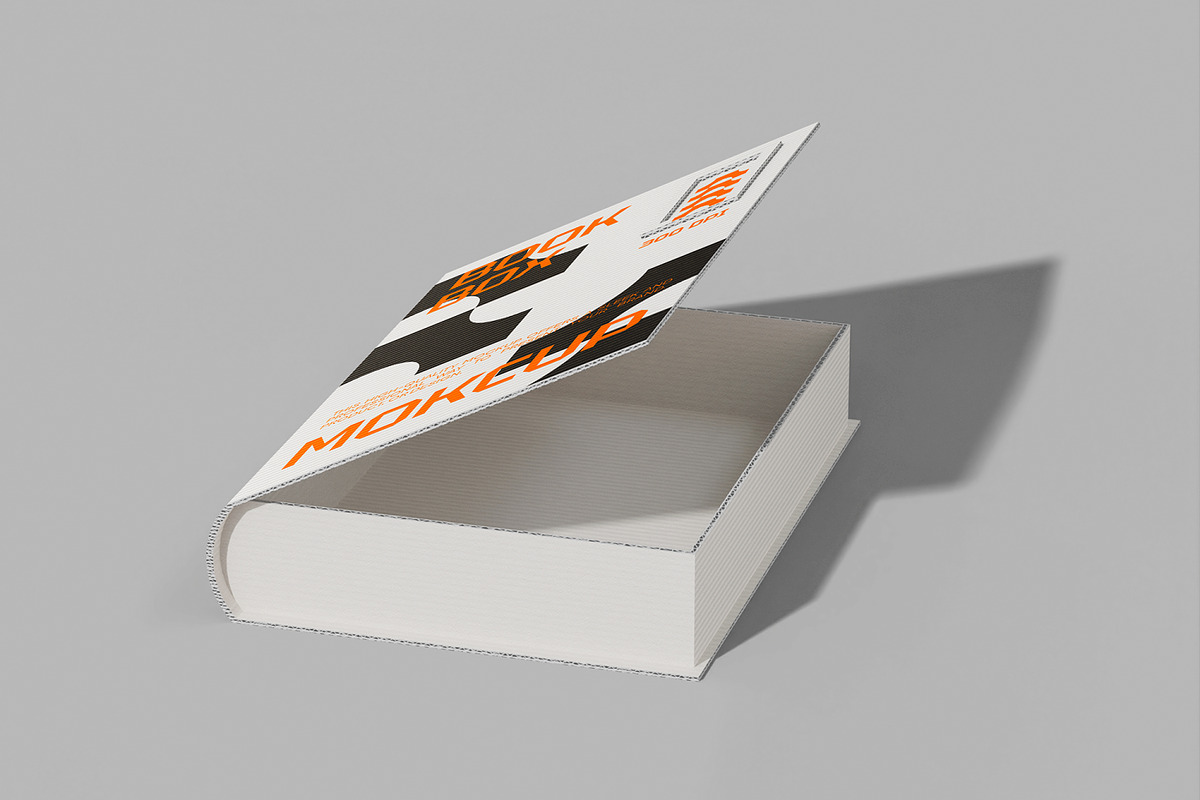 Book Box Mockup, a Books & Magazine Mockup by Permadi Creative ...