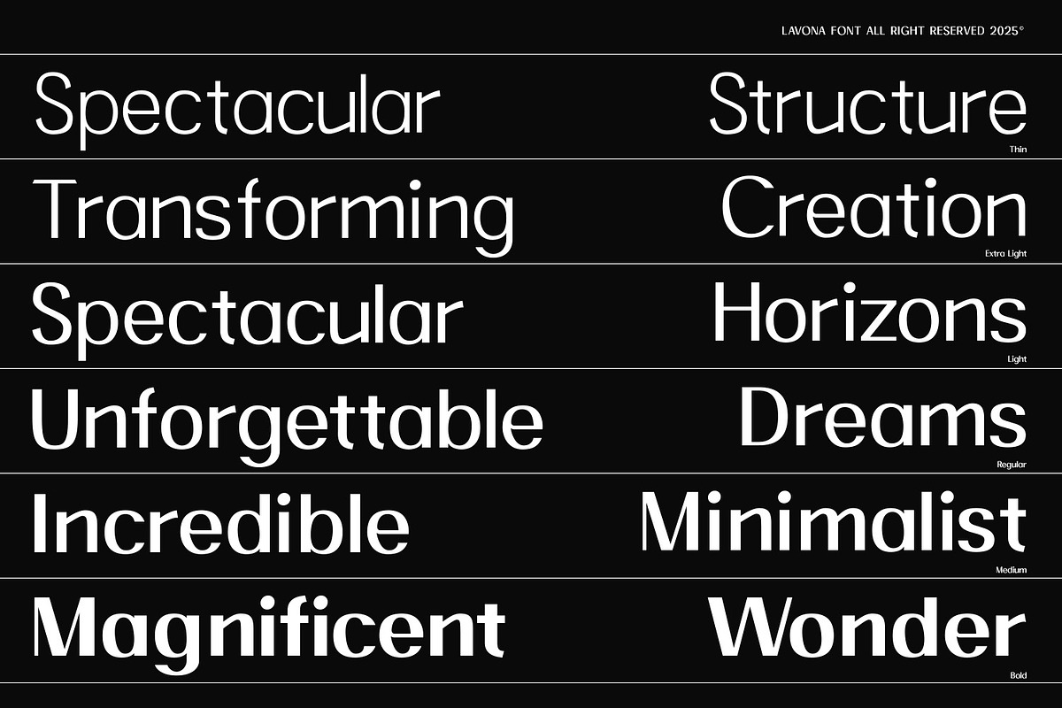 Lavona – Modern Variable Sans Serif, a Font by Hasbi Creative