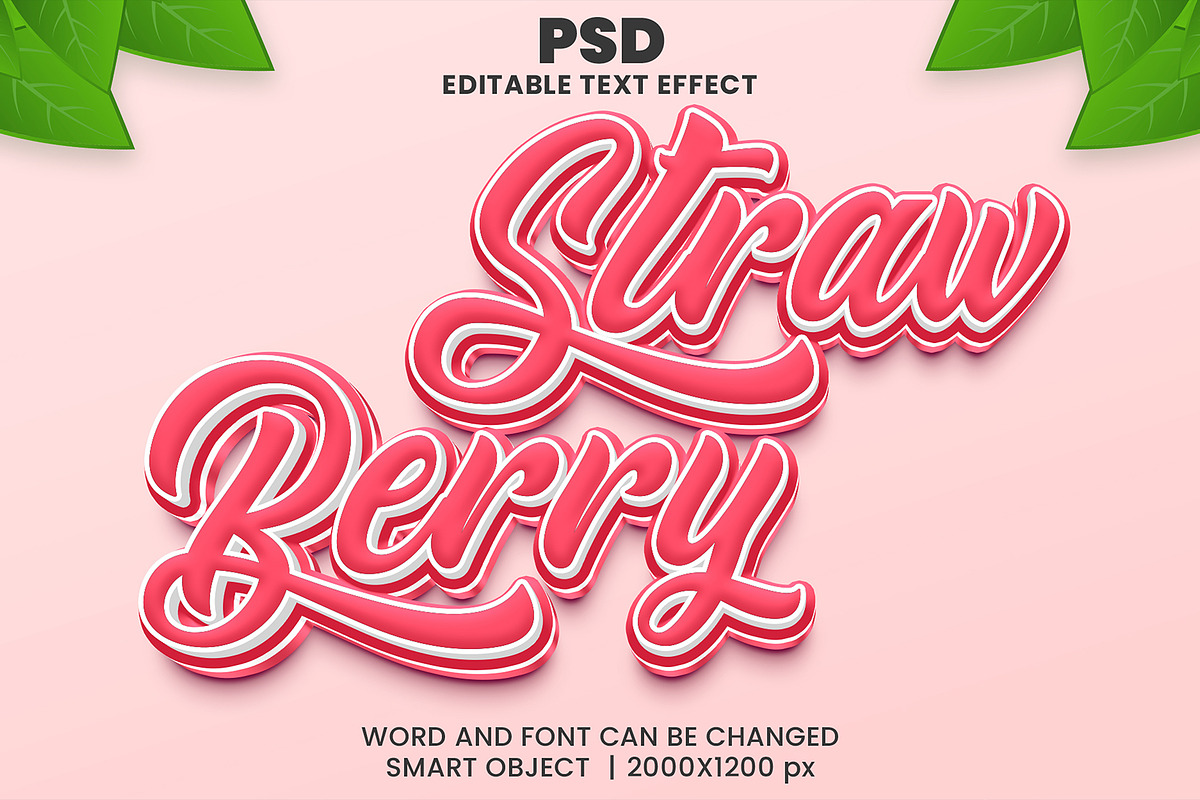 Photoshop 3d Text Effect Bundle 2, a Layer Style Add-On by bdrobin