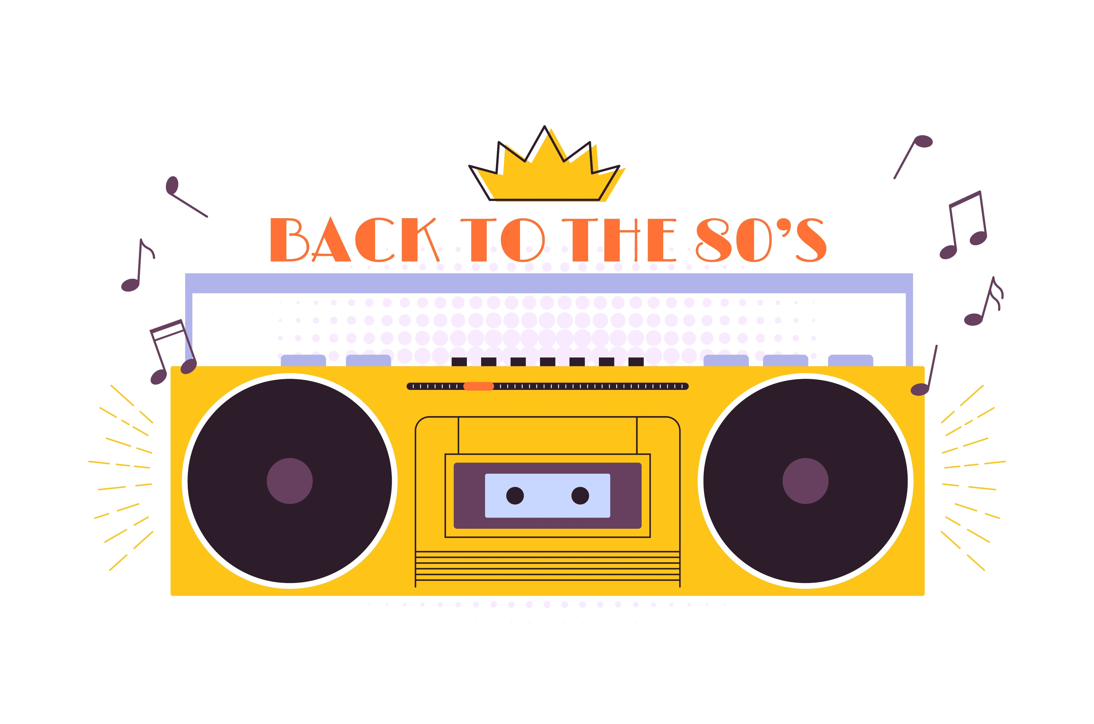 Retro musical print template | Background Graphics ~ Creative Market