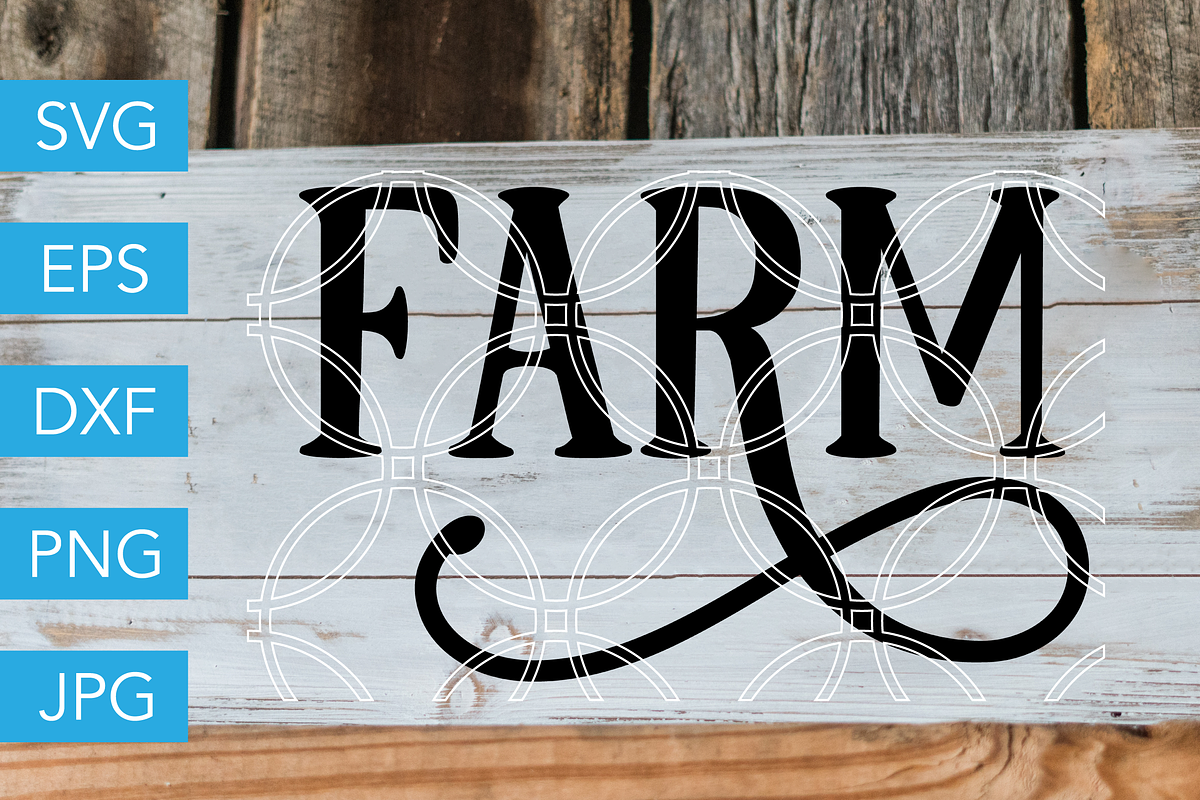 Farm SVG Cutting File Farmhouse SVG, an Illustration by SavanasDesign ...