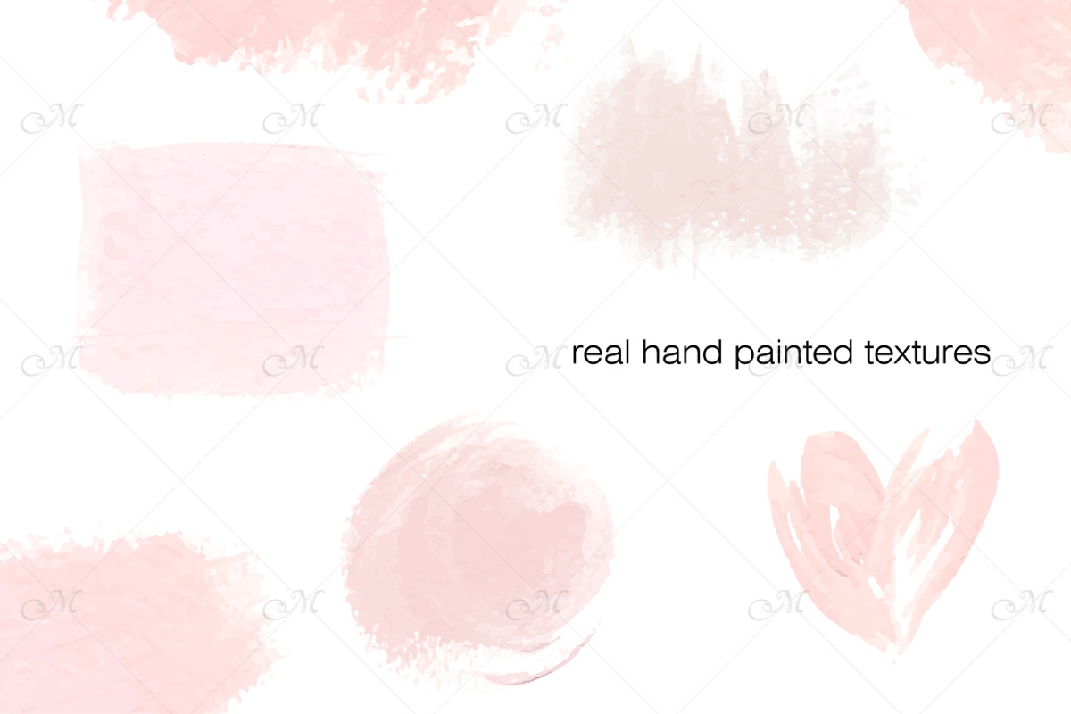 Blush Pink Textures. Vector & PNGs, a Texture Graphic by Maddy's Art ...