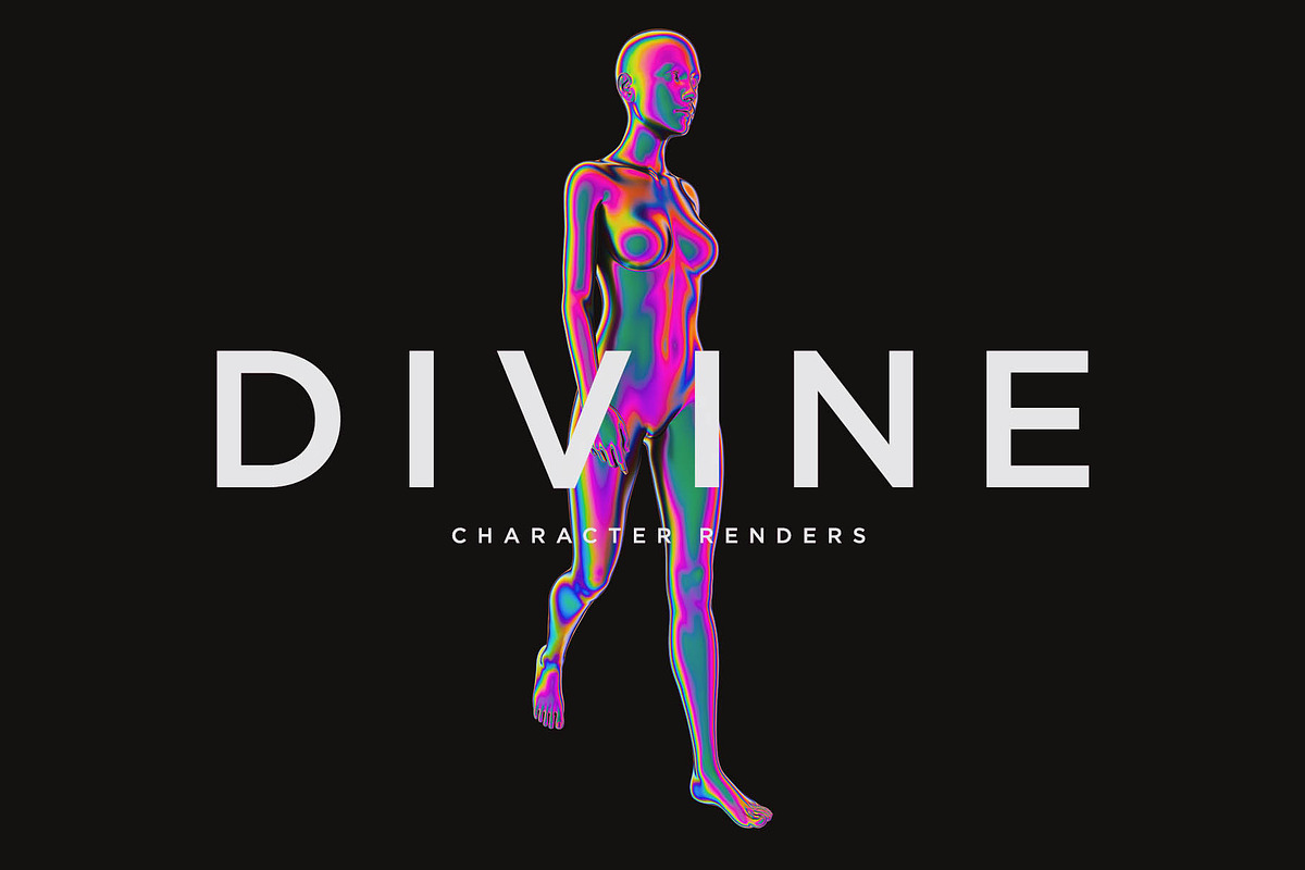 Divine: Character Renders, an Object Graphic by RuleByArt