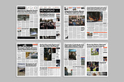 Modern Tabloid Newspaper Template, a Magazine Template by BrandPacks