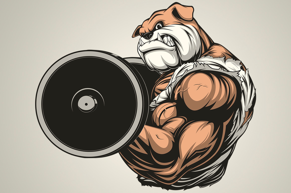 Strong dog, an Animal Illustration by Mark2000