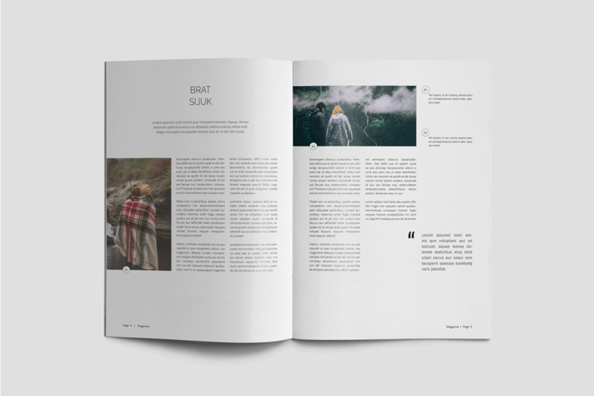 A5 Magazine Template, a Magazine Template by Alhaytar