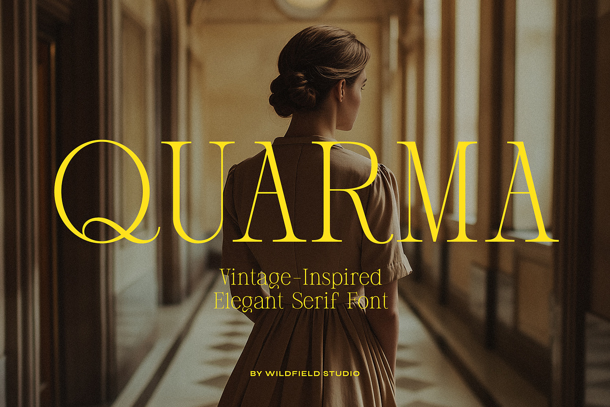 Quarma – Elegant Classy Serif, a Serif Font by Wildfield Studio