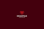 Heart Tag Logo Template | Branding & Logo Templates ~ Creative Market