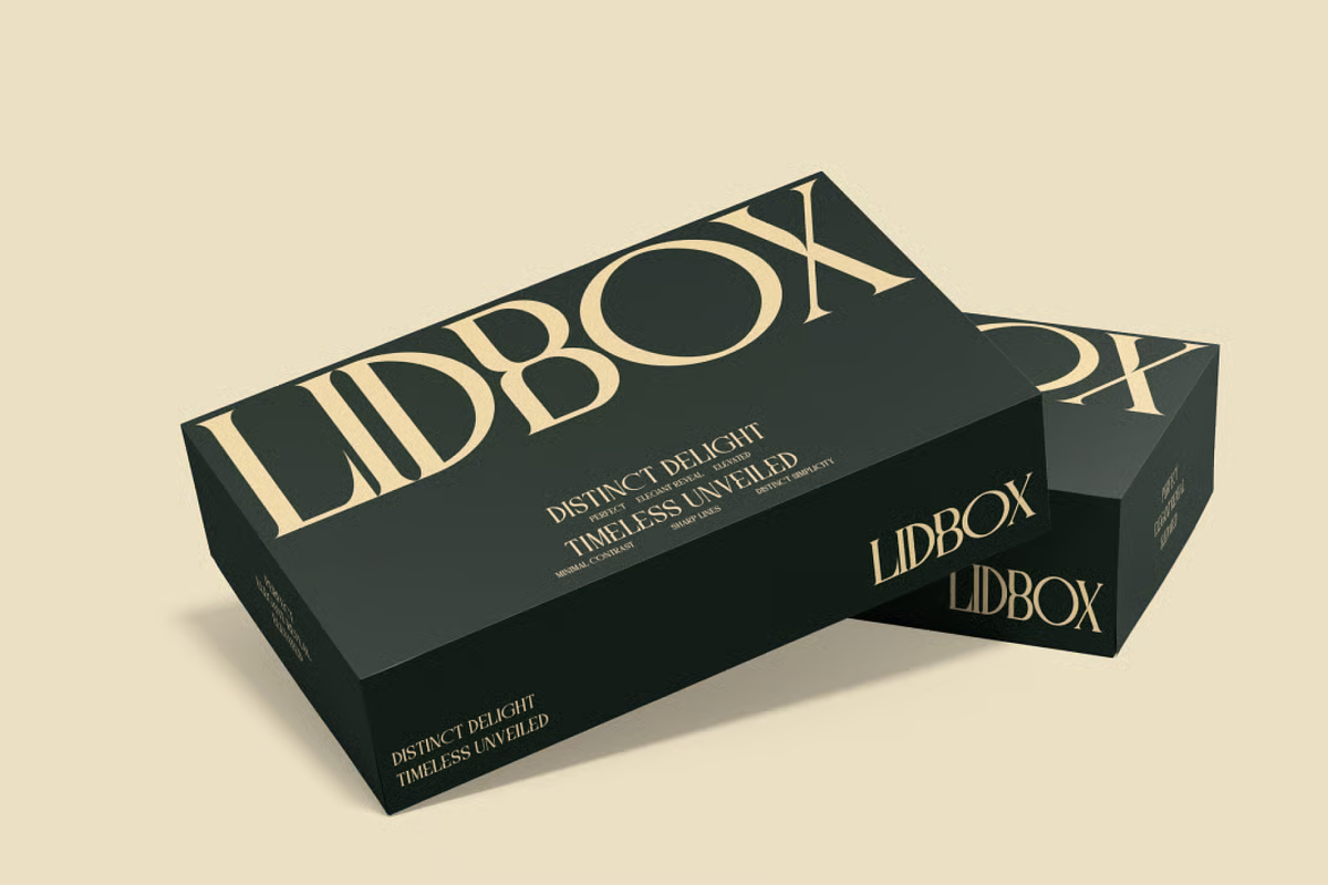 Premium Luxury Box Mockup, a Packaging Mockup by graphicsauce