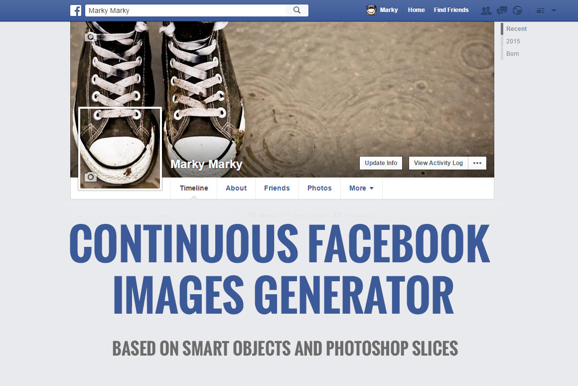 Continuous Facebook Cover Generator, a Templates & Theme by DesignSomething