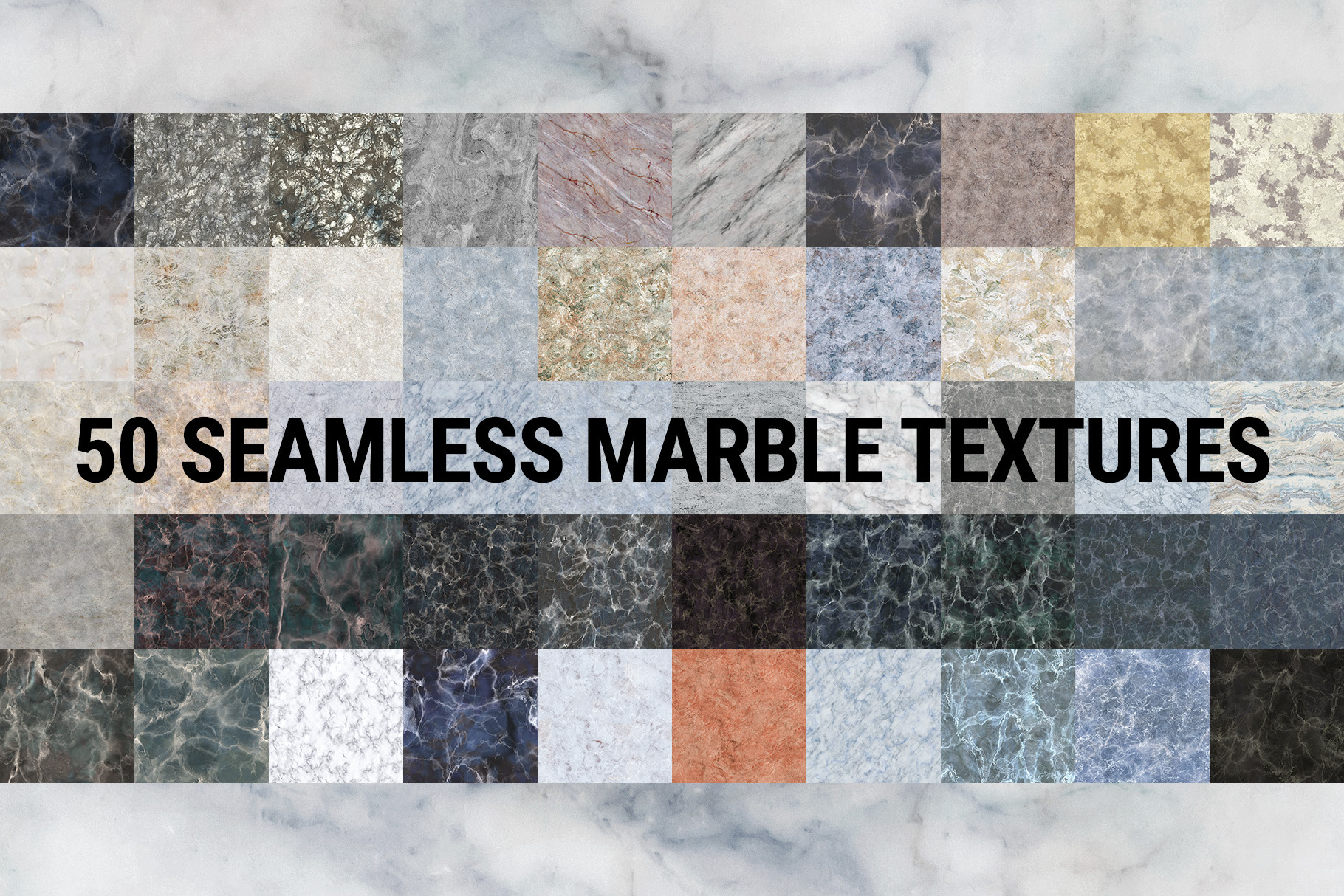 50 Seamless Marble Textures, a Texture Graphic by Creative Graphics ...