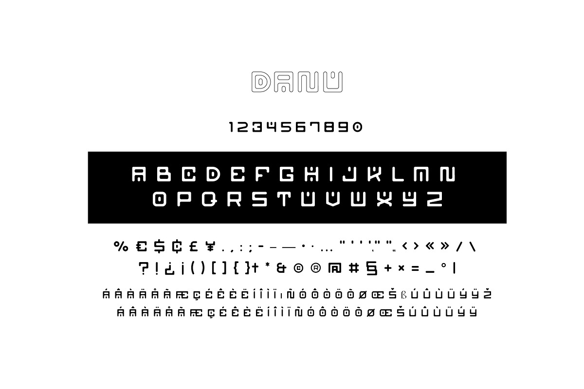 Danu font