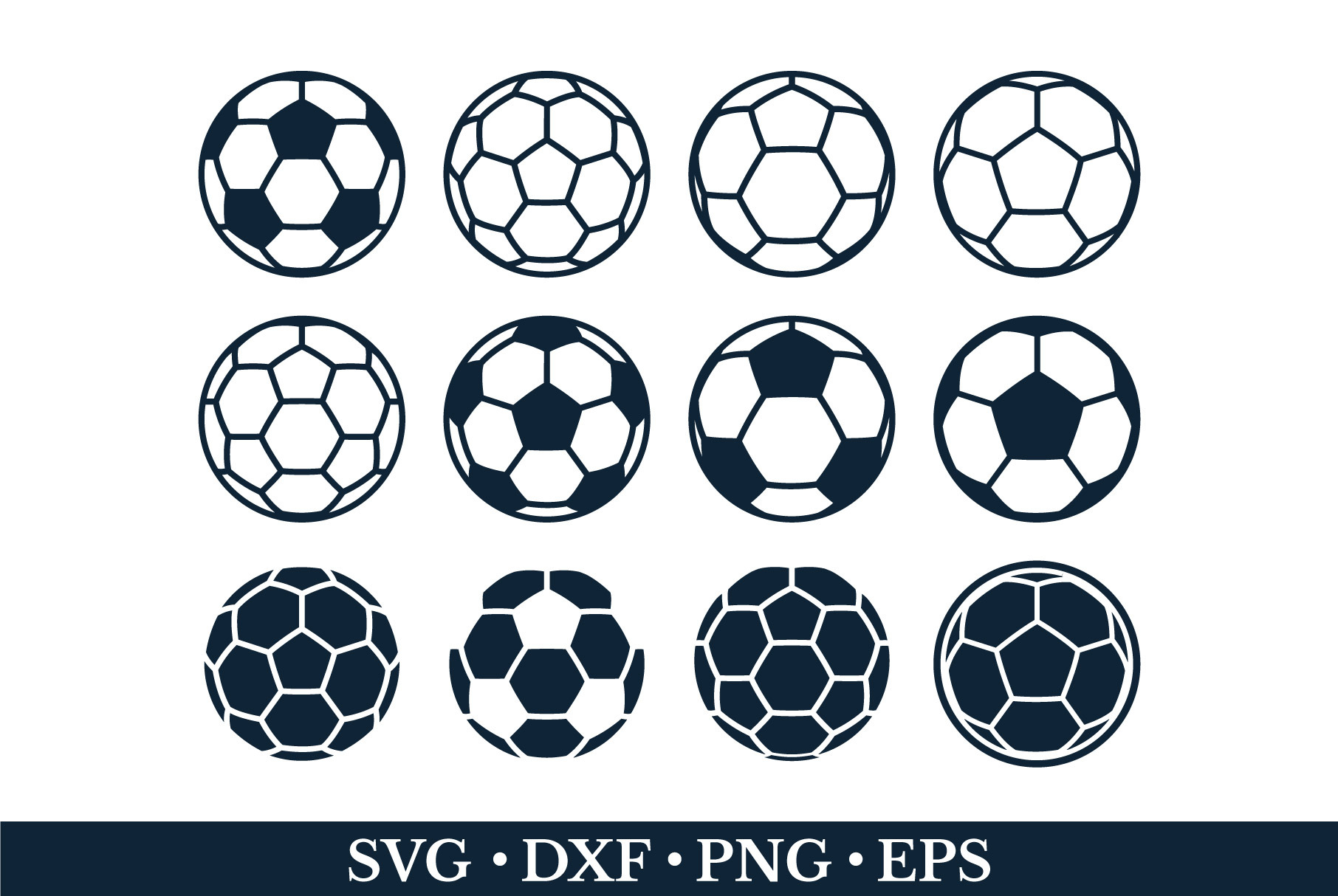 Soccer Ball SVG, Football Ball SVG, an Object Graphic by MockupsBox