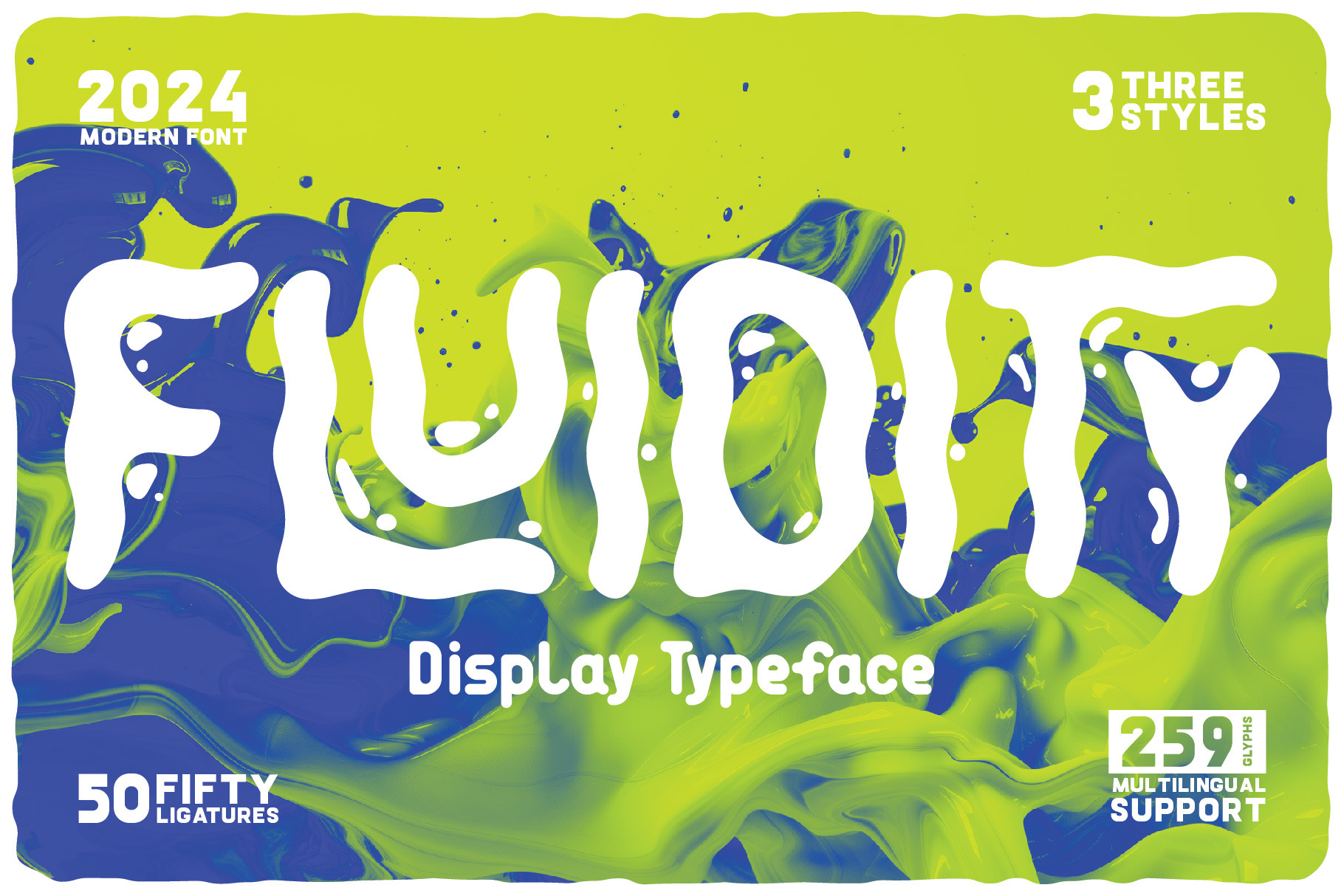 Fluidity Display Font