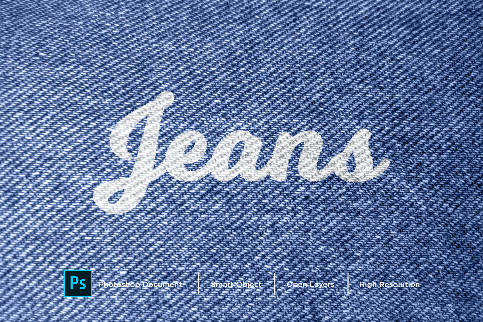 Jeans Text Effect & Layer Style, a Layer Style Add-On by shahsoft ...