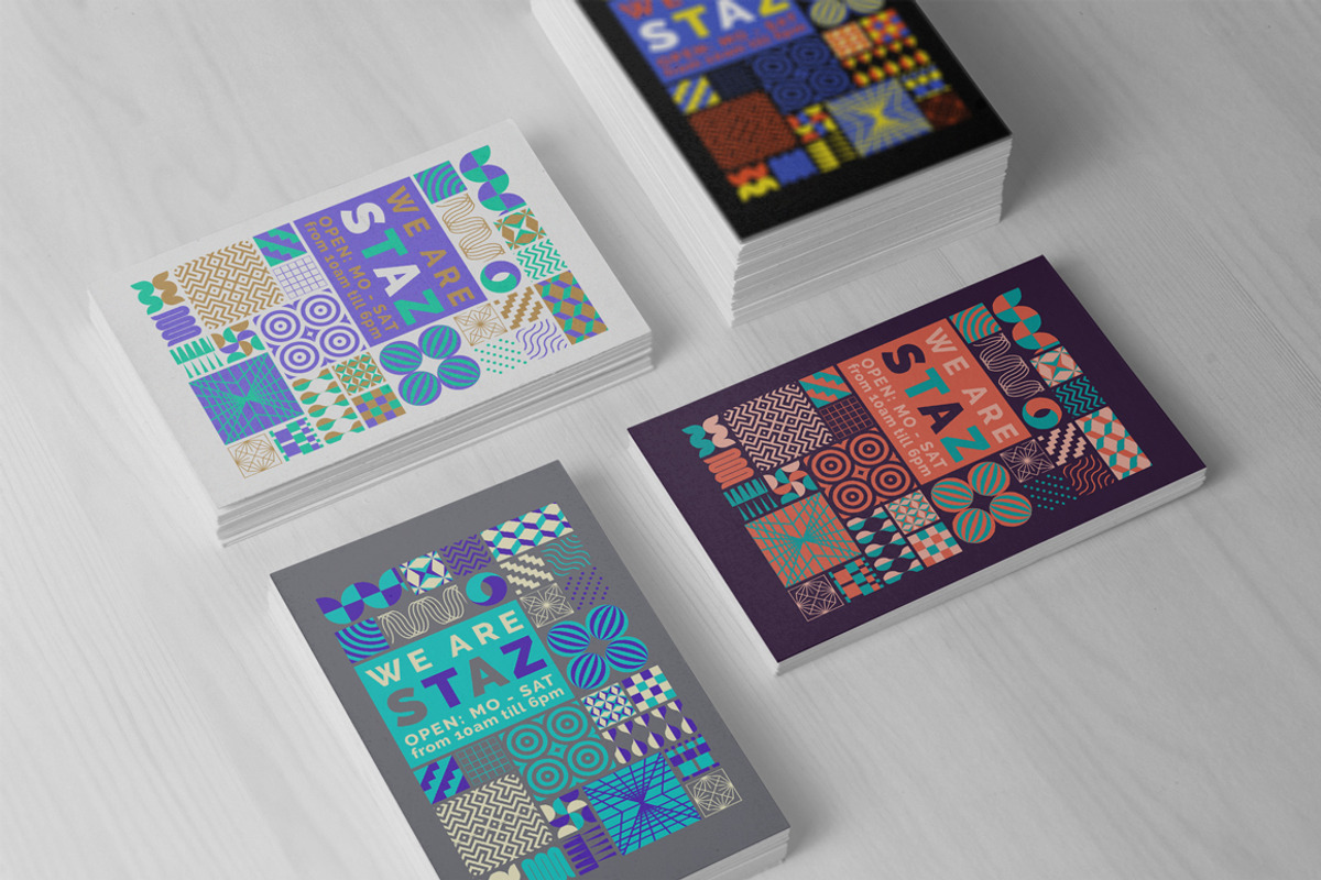 Geometric Fun - Patterns Bundle, a Pattern Graphic by kloroform