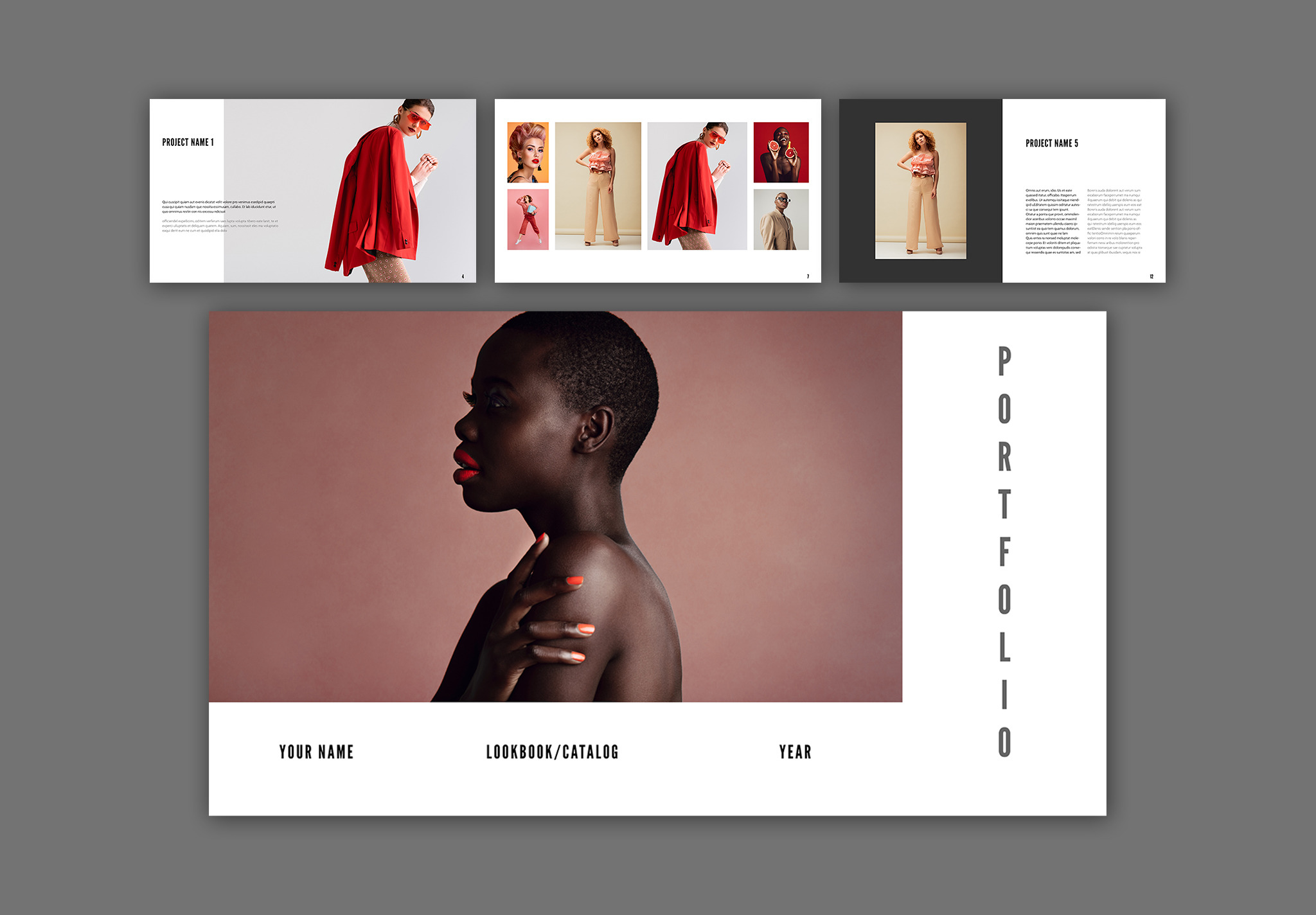 Digital Portfolio Layout, a Presentation Template by tomsarraipodesign ...