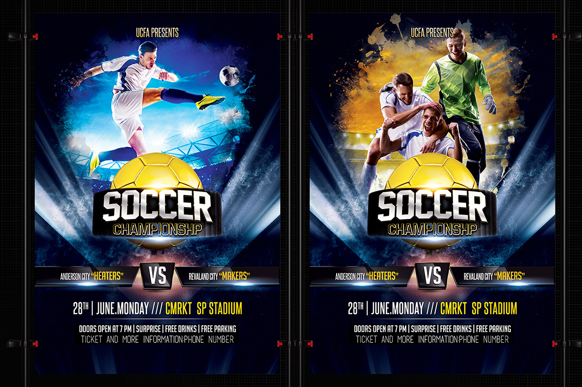 Soccer Flyer Template, a Flyer Template by Basez Flyers