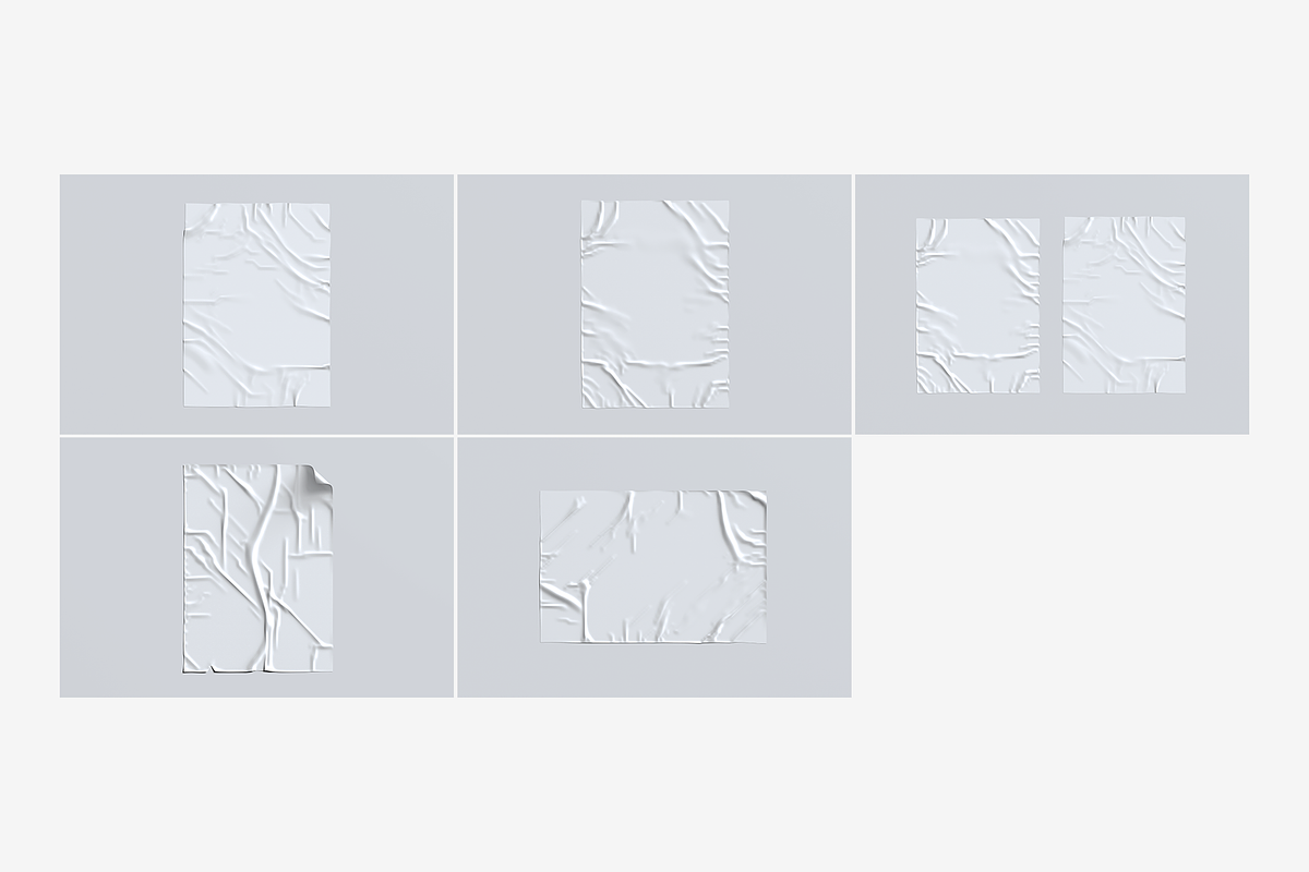 Wheatpaste Poster Mockup A3, a Print Template by AlkStudio