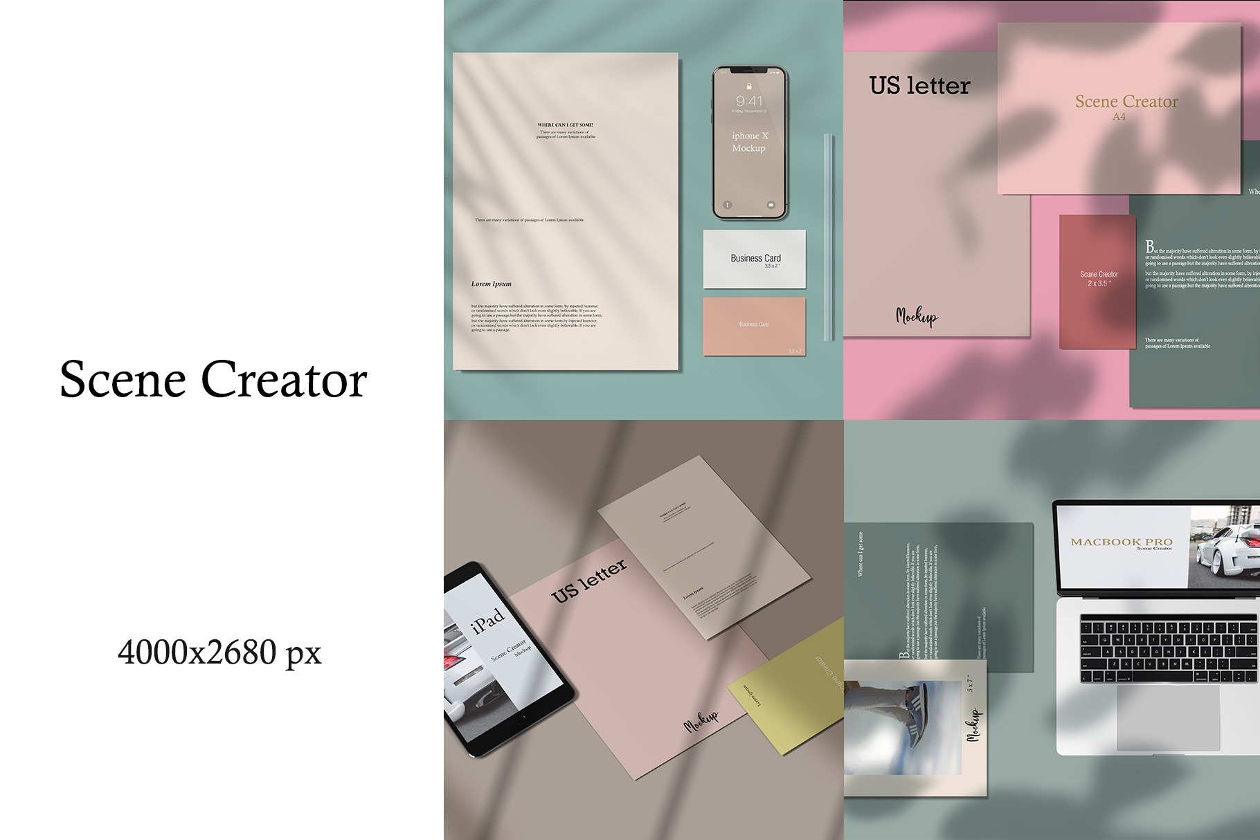 Scene Creator - Mockups Kit, a Product Mockup by Graphicbars