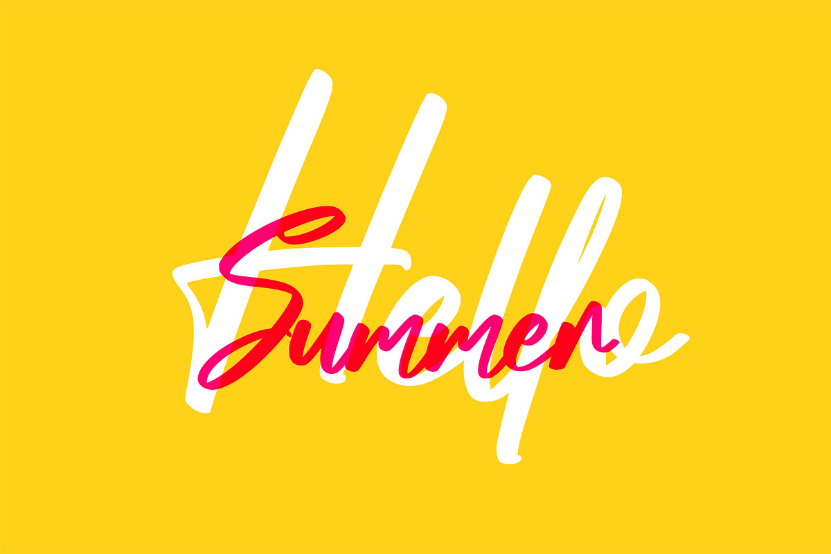 Salty Bash Tropical Script