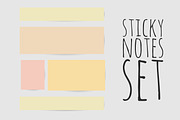 Sticky notes set, an Object Graphic by Veronika M