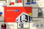 Monthly Google Slides Template, a Presentation Template by Neermana