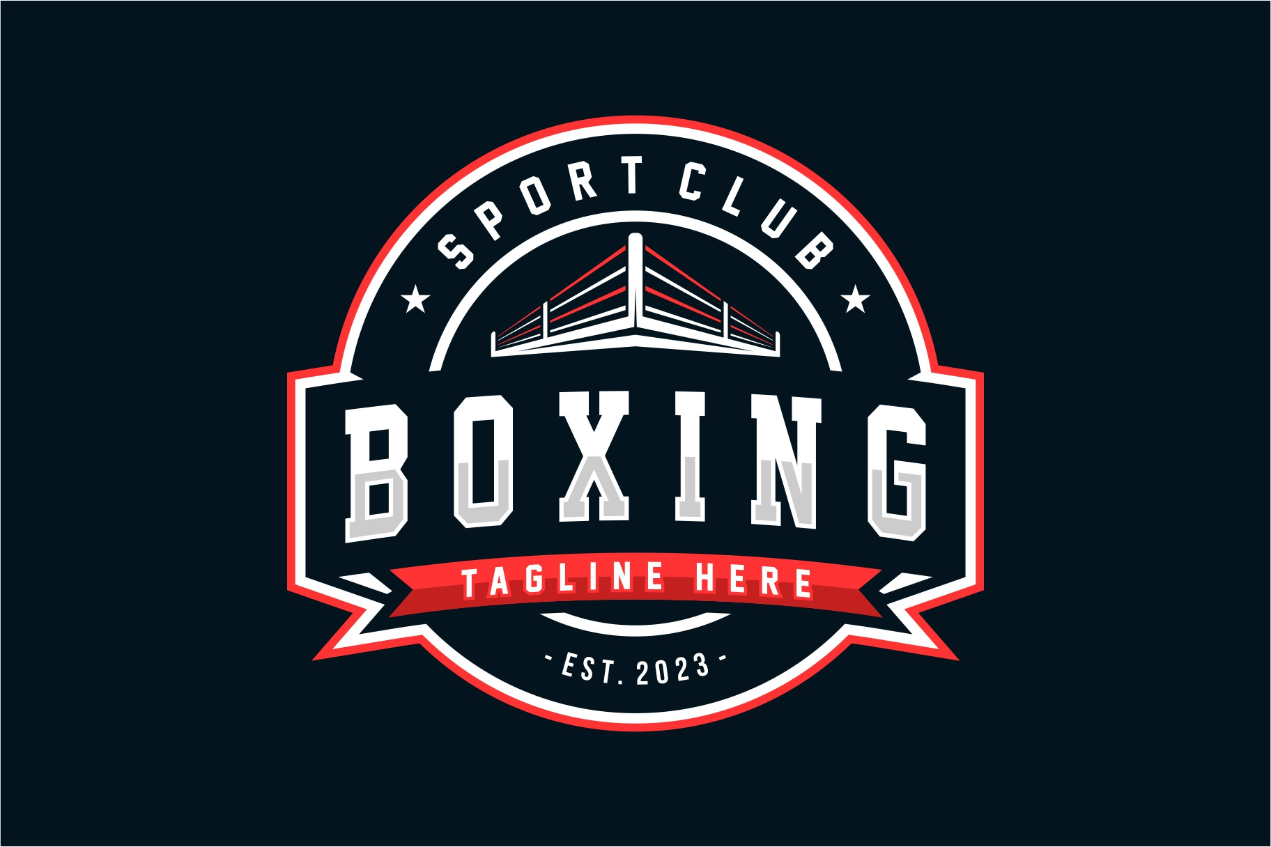 Boxing logo vector illustration, a Branding & Logo Template by jundio ...