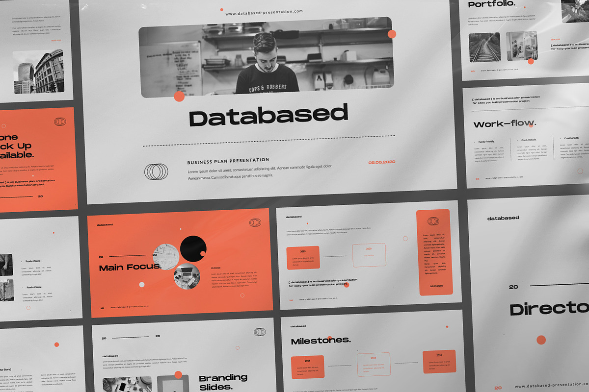 Databased - Powerpoint, a Presentation Template by Typetemp Studio