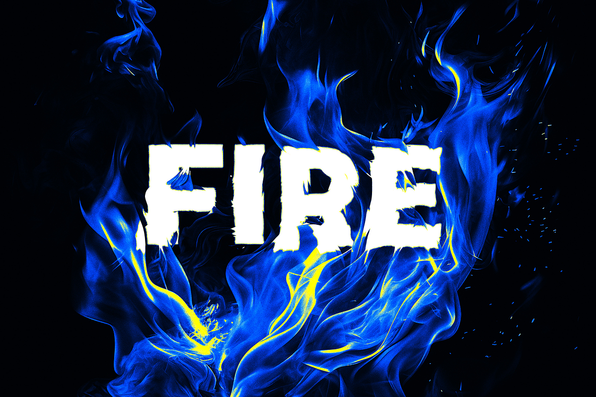 Fire Distortion Text Effect, a Layer Style Add-On by Design Squad