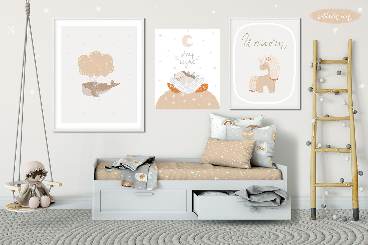 Baby Cute Posters Bundle Collection