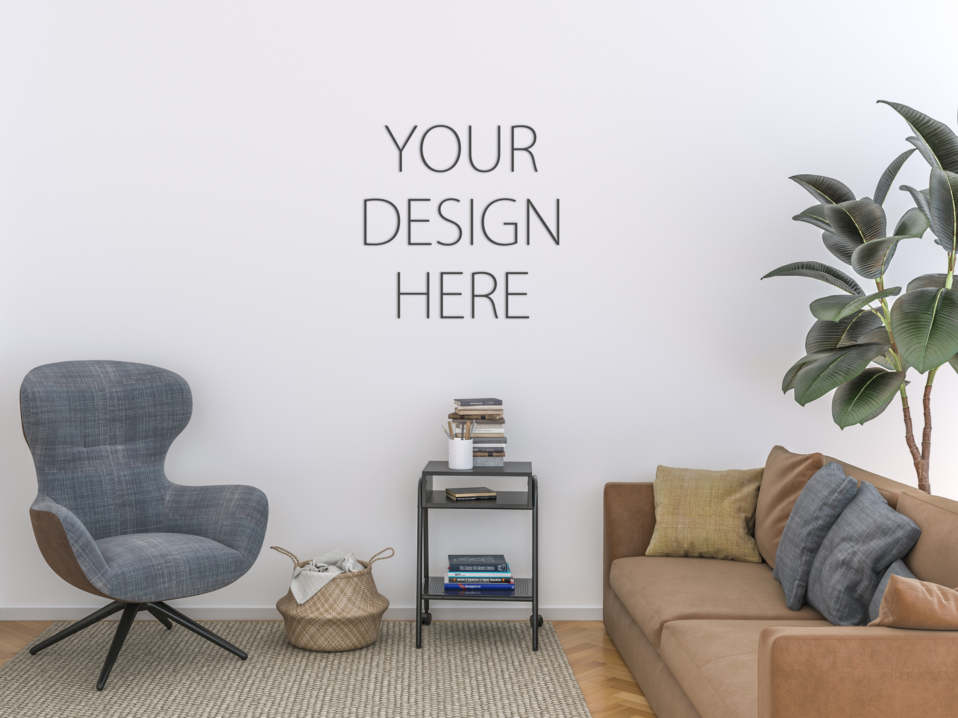 Interior mockup - artwork background, a Background Photo by Hunny Badger