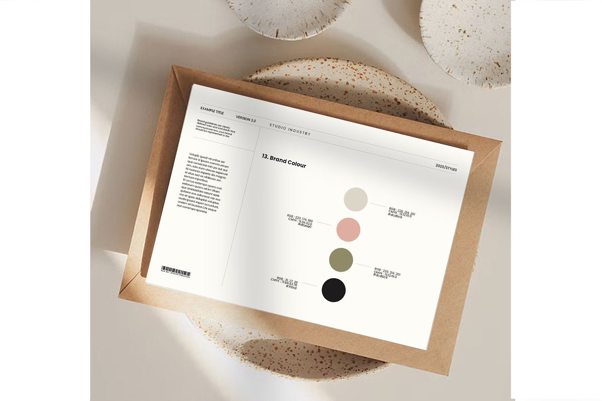 Vooga / Brand Guidelines, a Brochure Template by Studio Industry