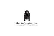 Maxito Construction Logo Template, a Branding & Logo Template by Logo20