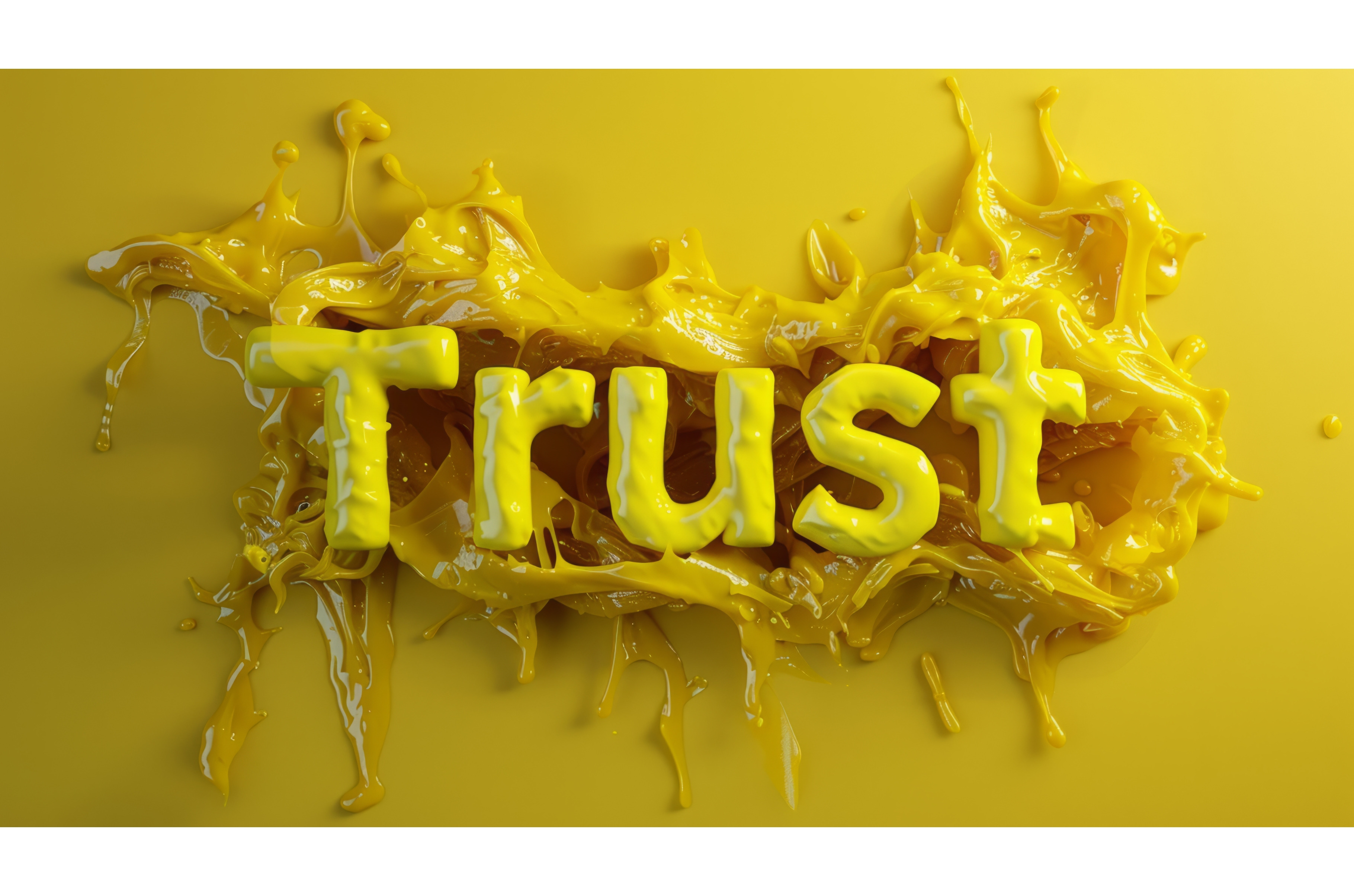 Yellow Slime Trust concept art, an Illustration by Visual Generation