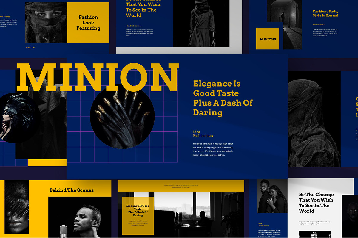 Minion Powerpoint Template, a Presentation Template by Yo Slide